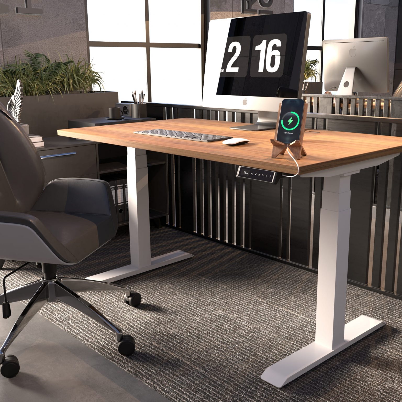 Höhenverstellbarer Schreibtisch Basic | Office Jack